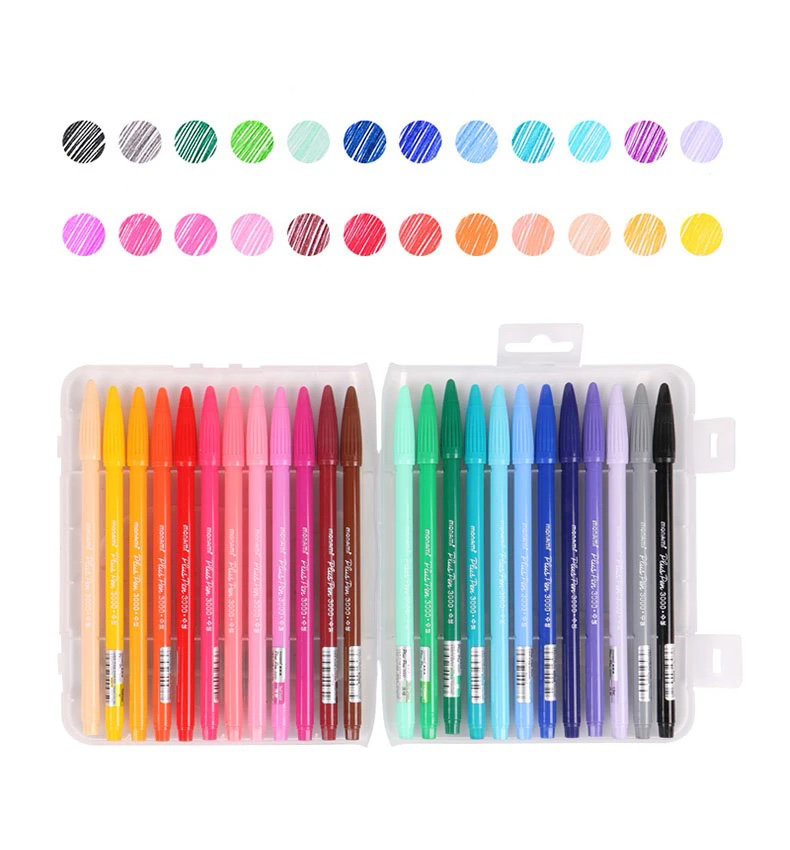 Papelaria Online - Fineliners Monami Plus Pen 3000 - Conjunto 24